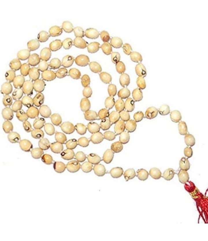 White Gunja Mala Gunja Ratti Mala Chirmati Gunja Mala White - Etsy