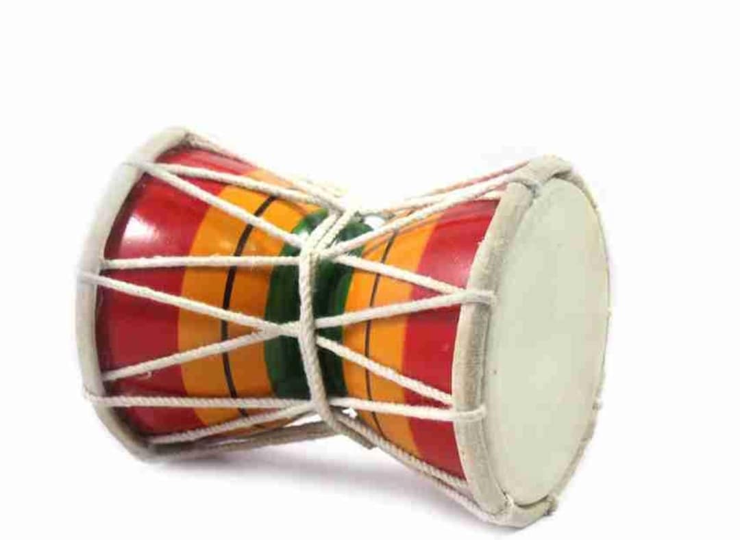 Lord Shiva's Damru Musical Instrument, Indian Souvenir Gifts for ...