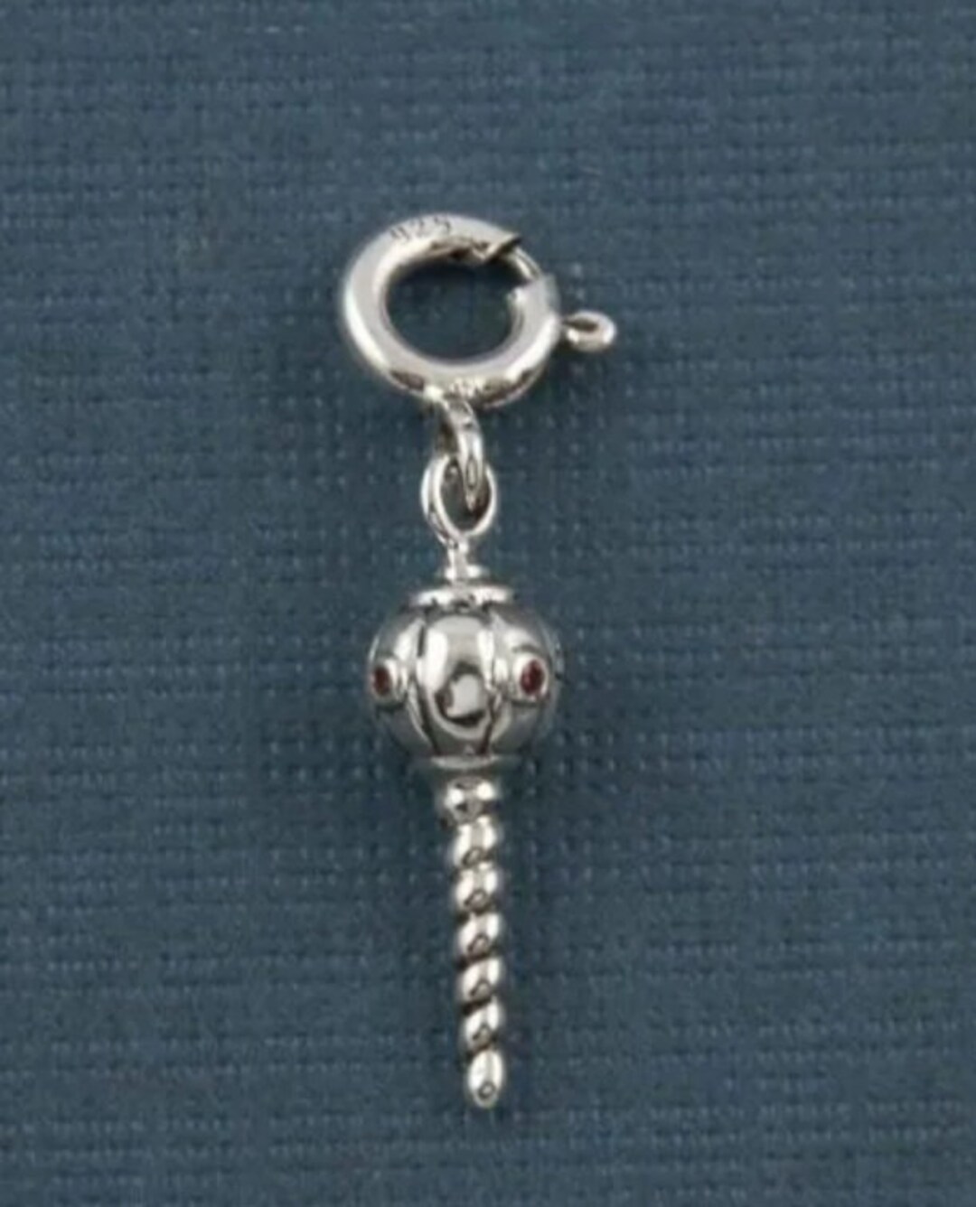 Sashakta Hanumanji Gada Charm Sterling Silver,beads Charm, Fit for ...