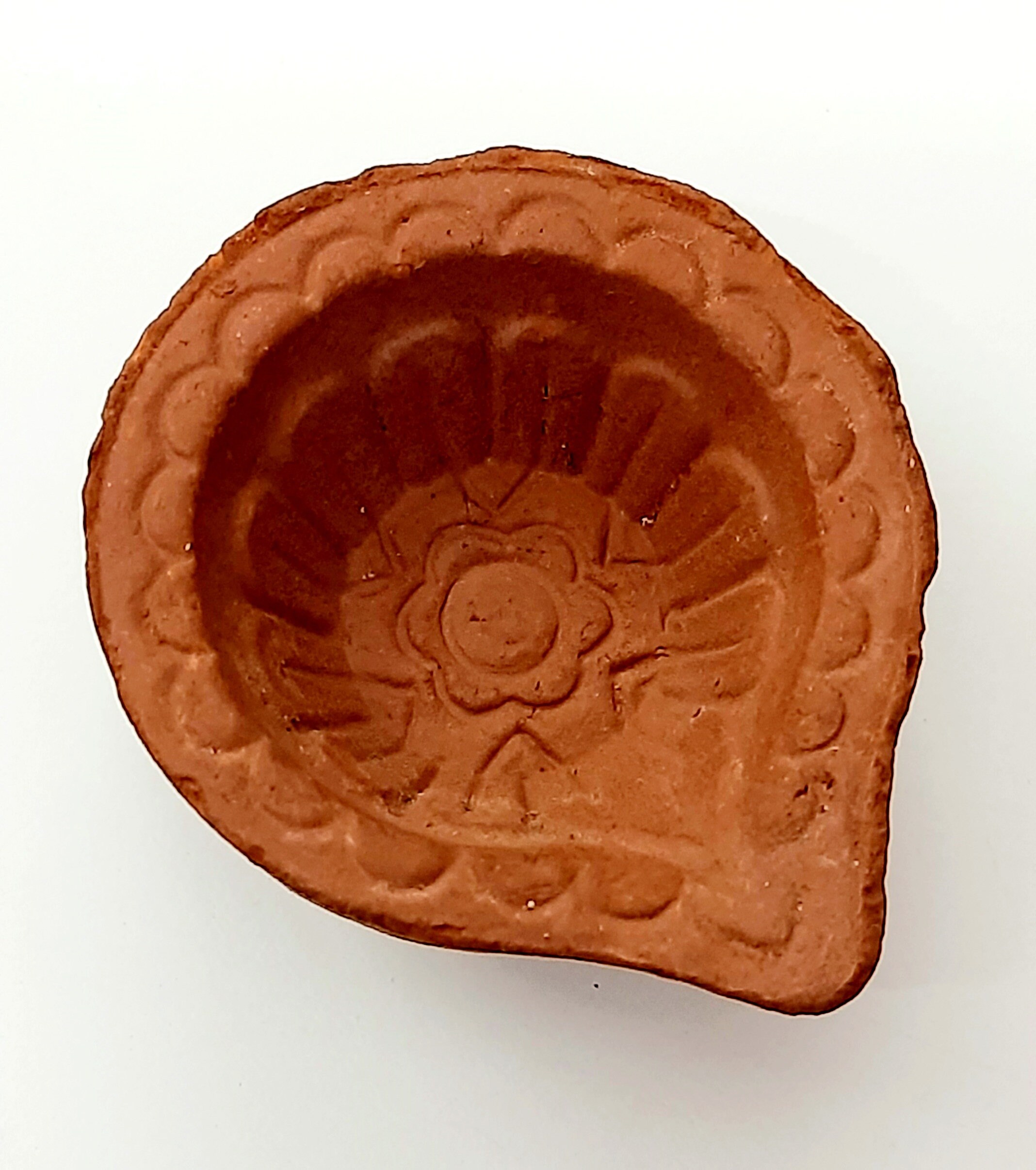 Decorative Clay Diya Handmade, Morden Mitti Diya, Earthen Clay Lamp ...