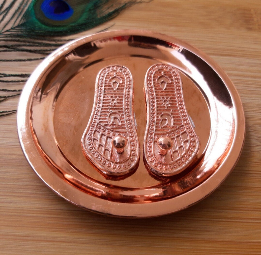 Shri Maa Laxmi Charan Paduka With Plate Energised Maa Lakshmi Feet for ...