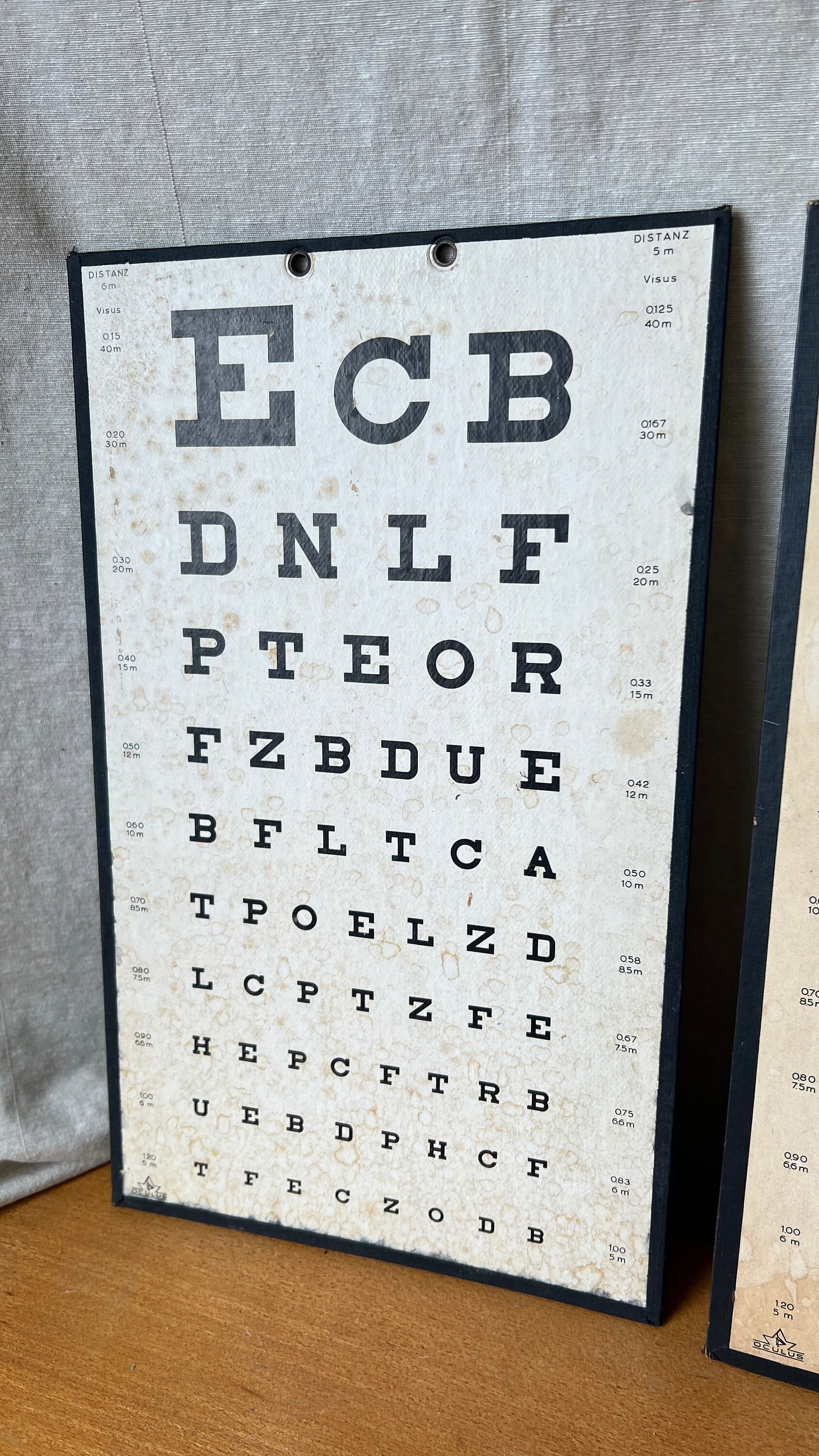 Eye Chart / Vintage Optometrist Chart Poster Print - Etsy