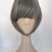 Straight Clip in Bangs for Grey Hair - Etsy