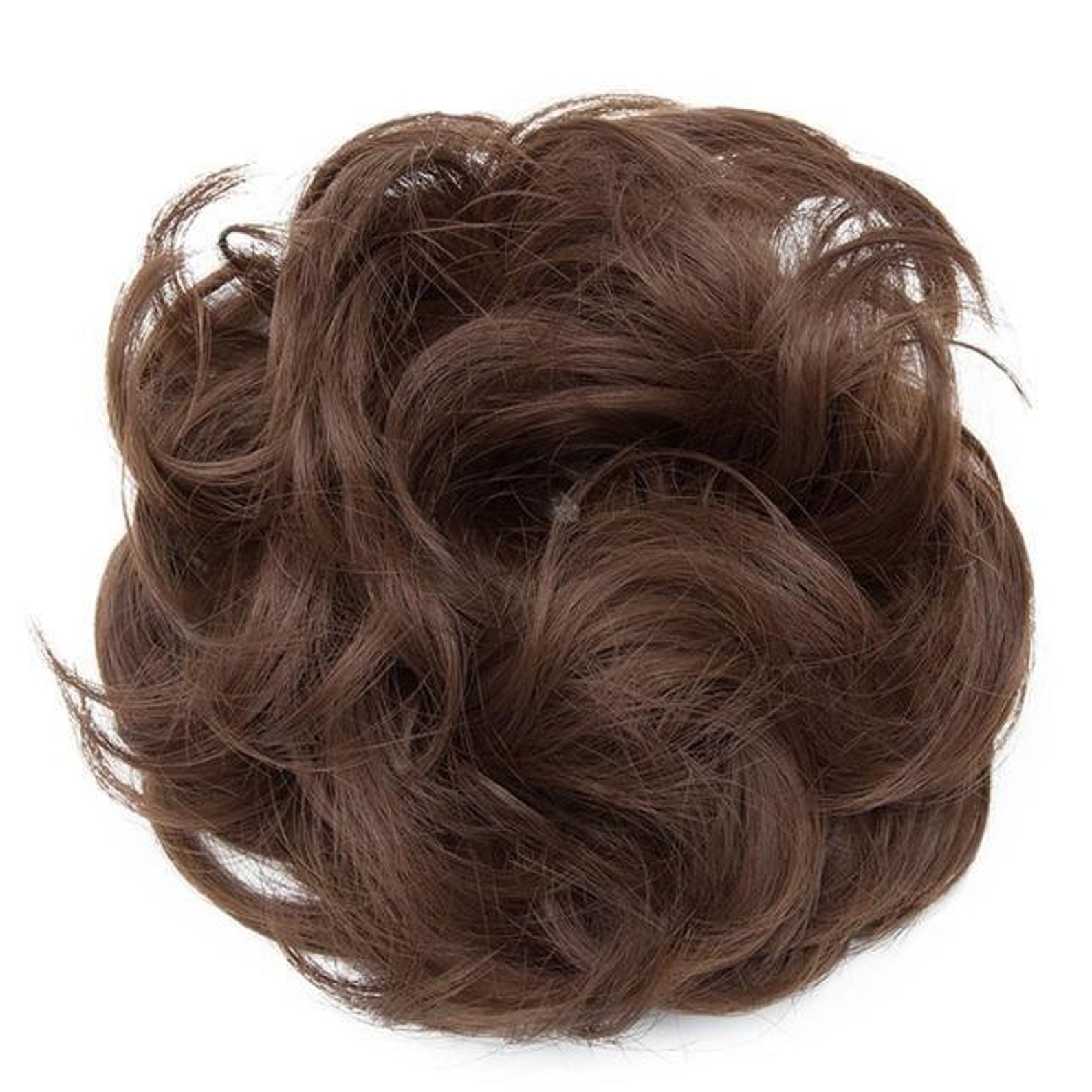 Elastic Messy Bun Hair Piece Curly Hair Scrunchie Updo Extension 35 Gm ...