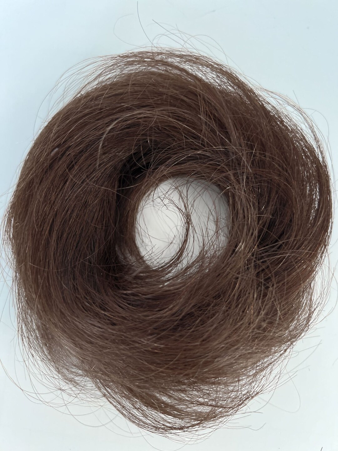 100% Human Hair Bun Messy Bunhair Bun Scrunchie - Etsy