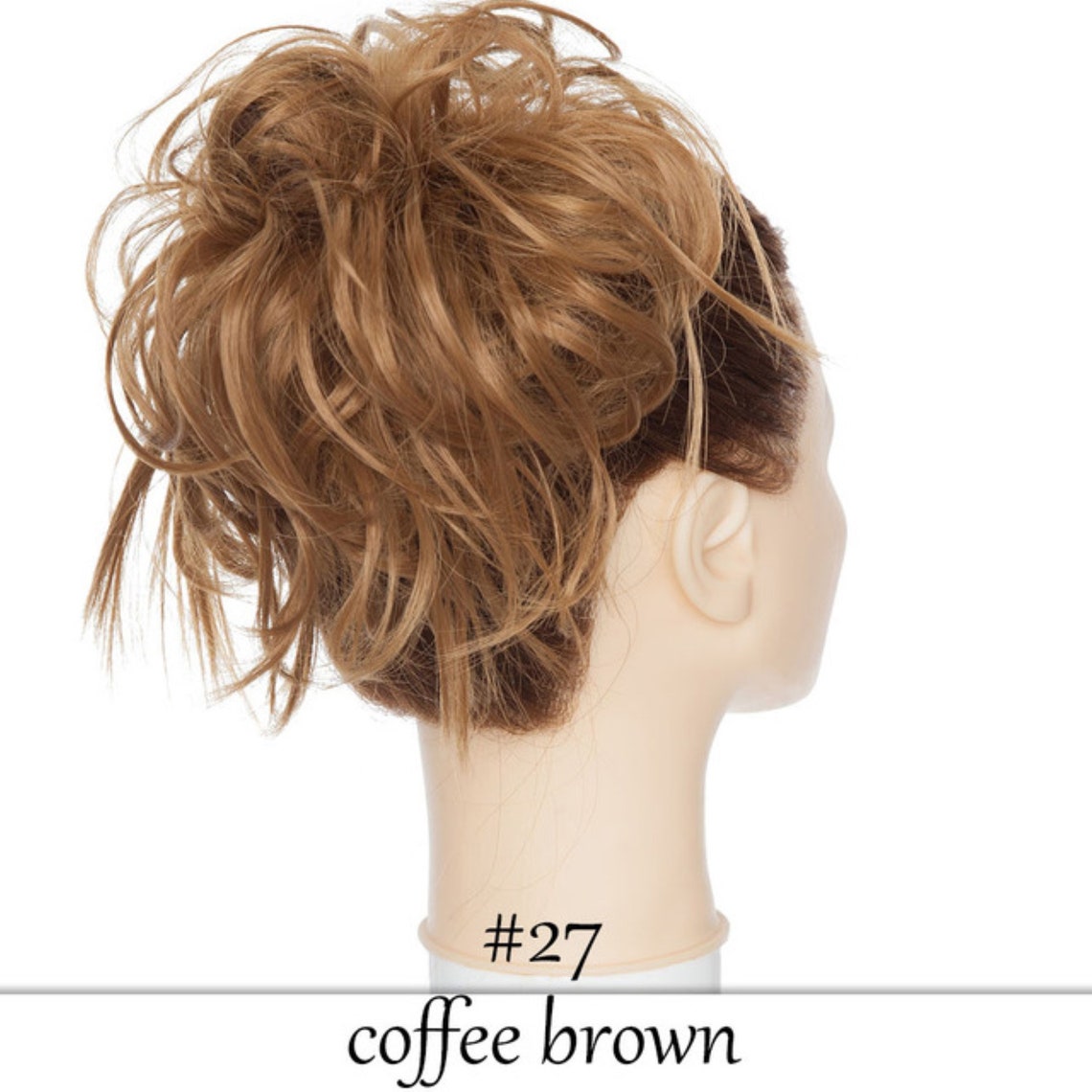 Messy Bun Scrunchie Straight Hair Messy Synthetic Hair - Etsy