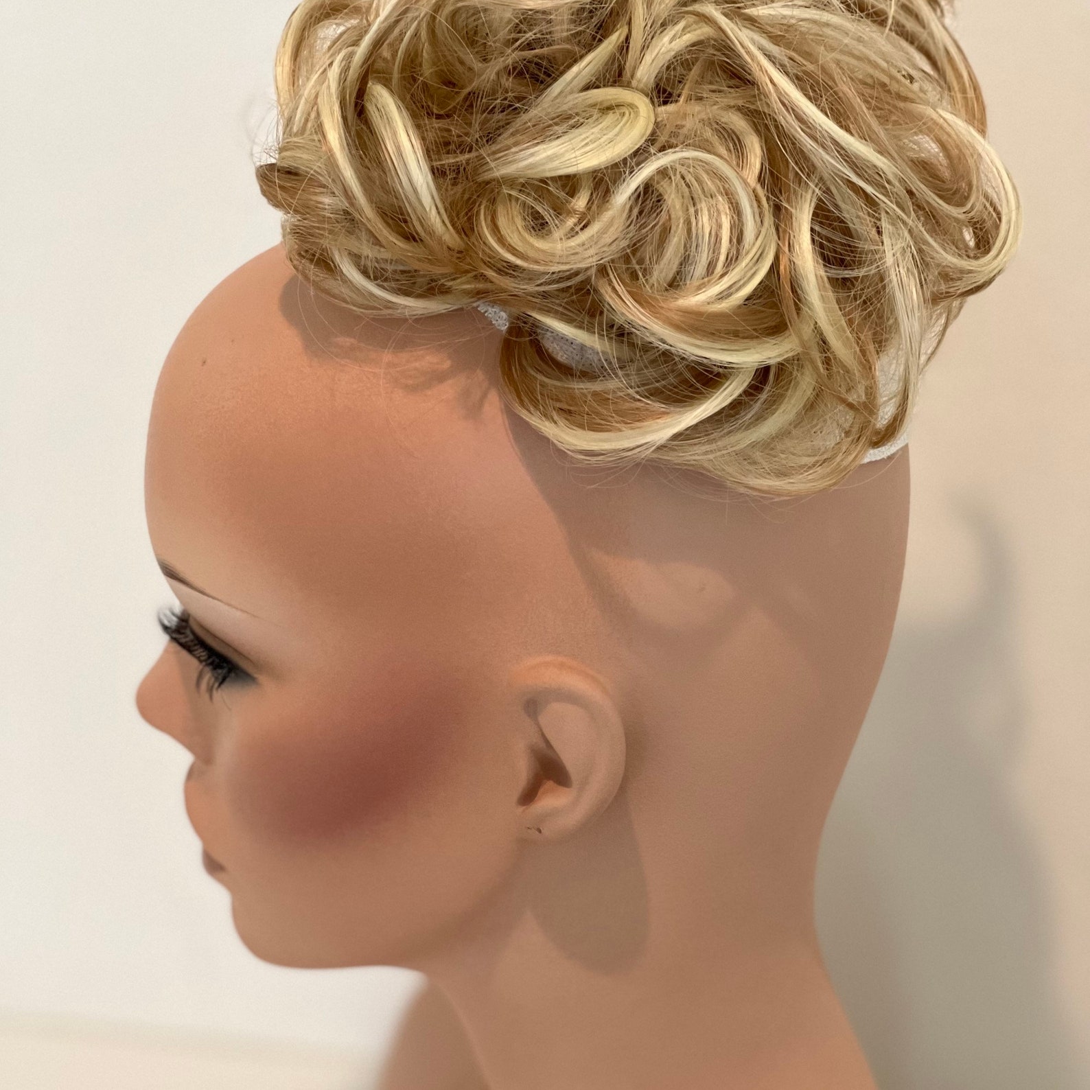 Hair Scrunchy Elastic Bun Hair Bun Scrunchie Hair Bun Hair - Etsy