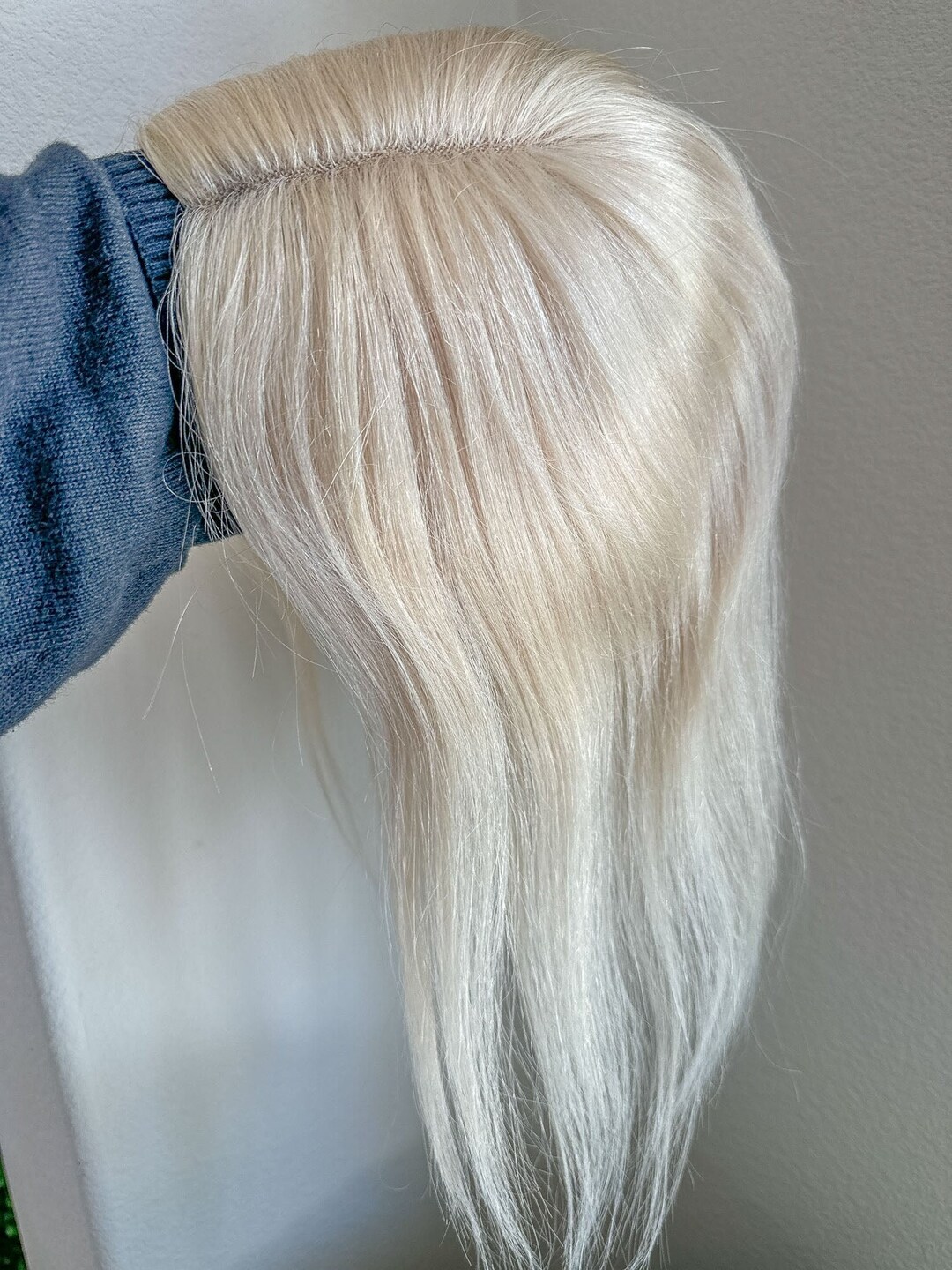 Hair Toppers for Thin Hair |platinum Blonde Hair Topper - Etsy