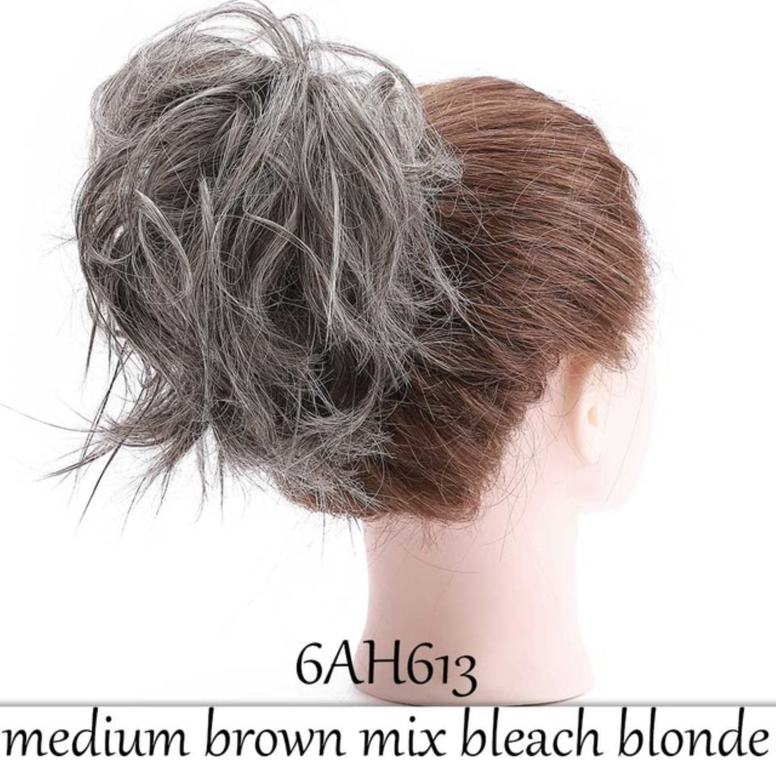 Messy Bun Scrunchie Straight Hair Messy Synthetic Hair - Etsy