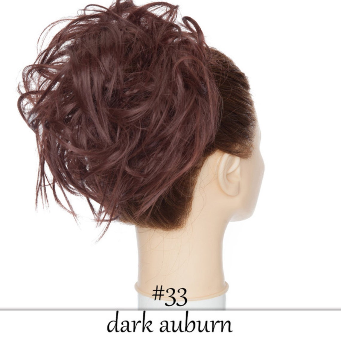 Messy Bun Scrunchie Straight Hair Messy Synthetic Hair - Etsy