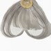 Grey Clip in Bangs|gray Bangs - Etsy