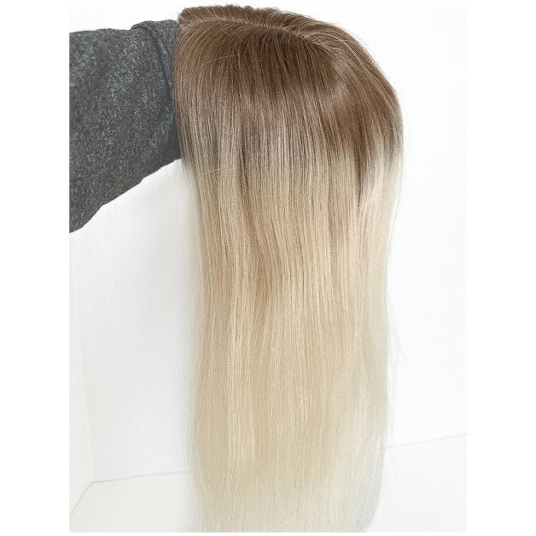 Blonde Hair Topper|balayage |dark Roots| P10/613 - Etsy UK