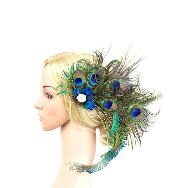 Peacock Headband - Etsy