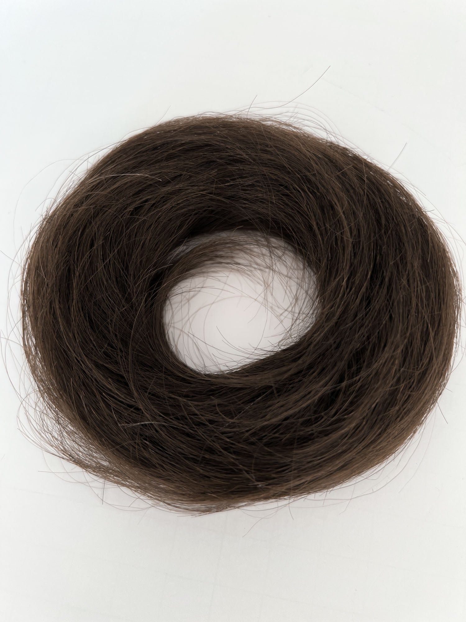 100% Human Hair Bun Messy Bunhair Bun Scrunchie Hair Color Light Brown ...