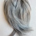 Grey Hair Piece|gray Scrunchie - Etsy