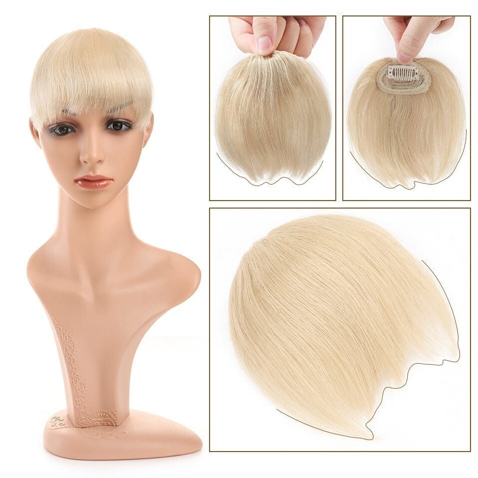 Clip-on Bang Human Hair Bangs Fringe Bangs Wig Extensions - Etsy Canada