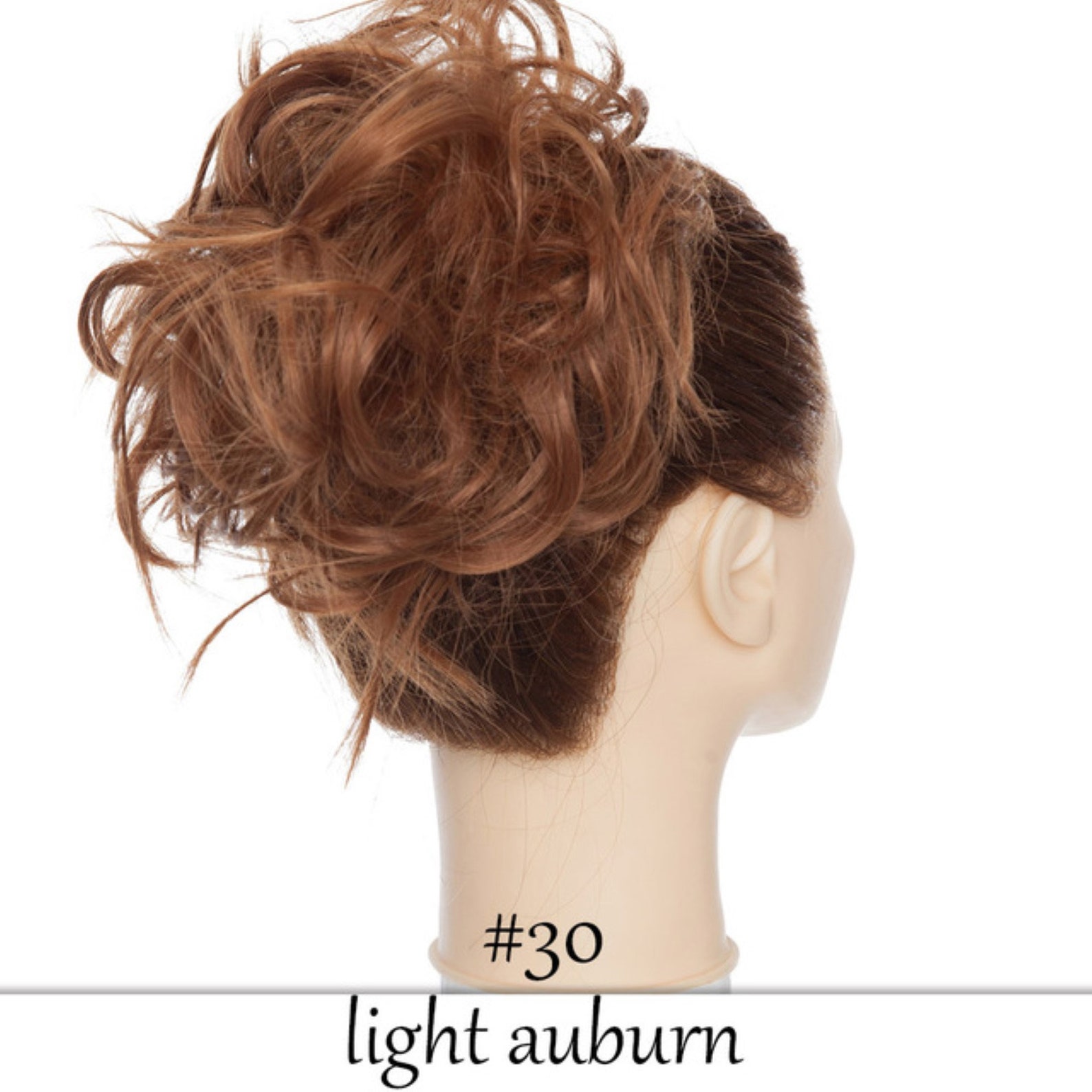 Messy Bun Scrunchie Straight Hair Messy Synthetic Hair - Etsy