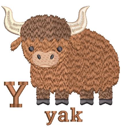 Alphabet Animals Bundle Serif Block Font 4x 4 Digital Download ...