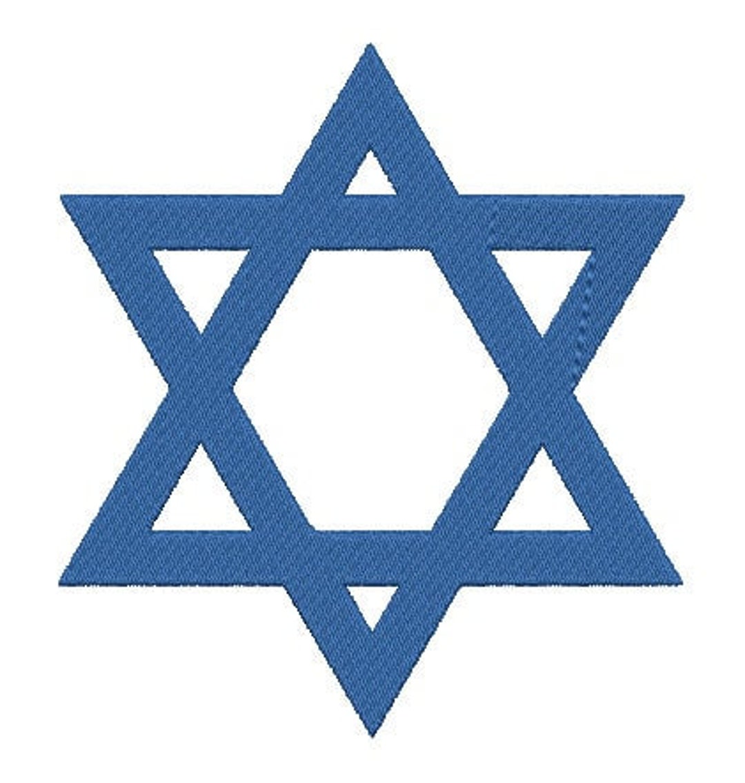 Star of David 8" | Digital Download | Embroidery File | SVG Cut File ...