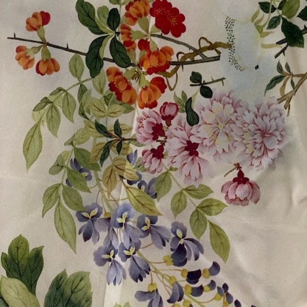 Silk Scarf Vintage - Etsy