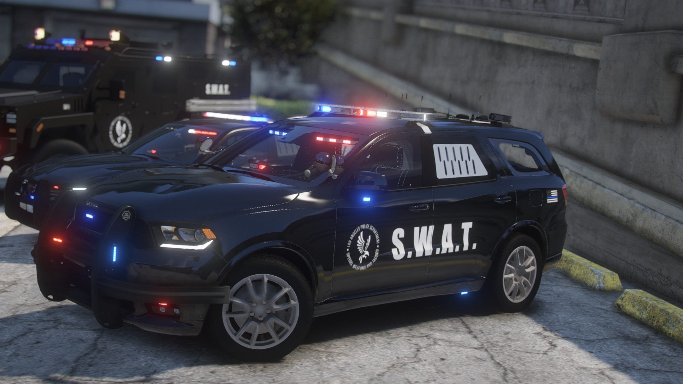 Fivem SWAT Police Car Pack: 5 Vehicles Fivem Ready Optimized Debadged ...