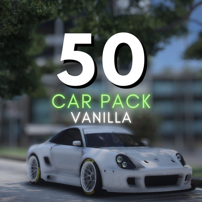 Buy Fivem Vanilla Car Pack: 50 CARS Fivem Ready Custom Wheels Online in ...