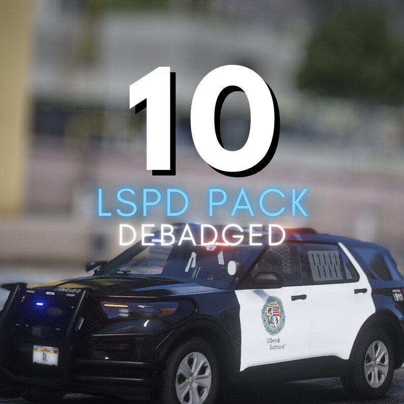 FiveM LSPD Car Pack: 10 Vehicles FiveM Ready Optimized Templates ...