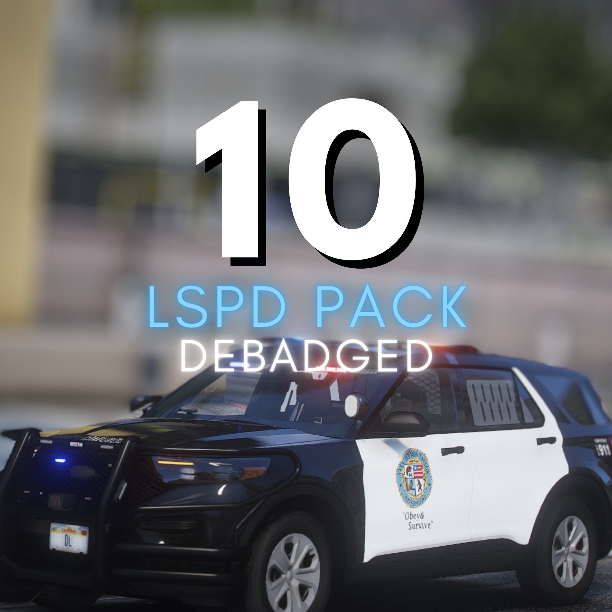 Fivem LSPD Car Pack: 10 Vehicles Fivem Ready Optimized Templates ...