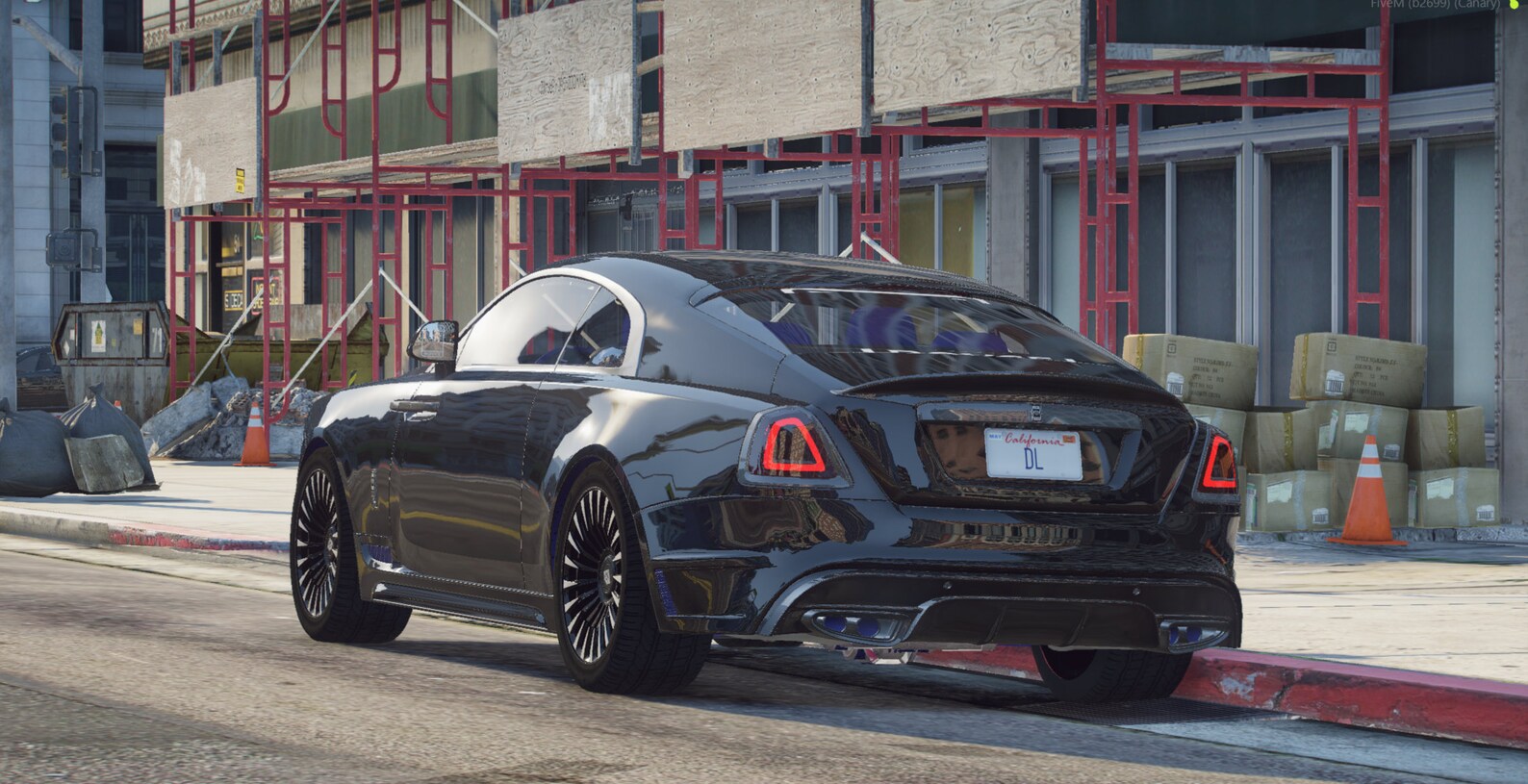 FiveM Rolls Royce Wraith Onyx FiveM Klaar Singleplayer Geoptimaliseerd ...