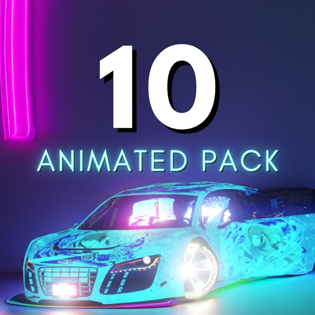 Fivem Animated Car Pack 10 Cars Fivem Ready Optimized High Quality Etsy