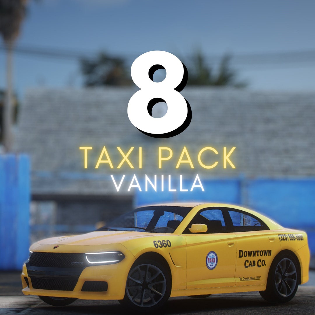 Fivem Vanilla Taxi Car Pack: 8 CARS Fivem Ready Lore - Etsy UK