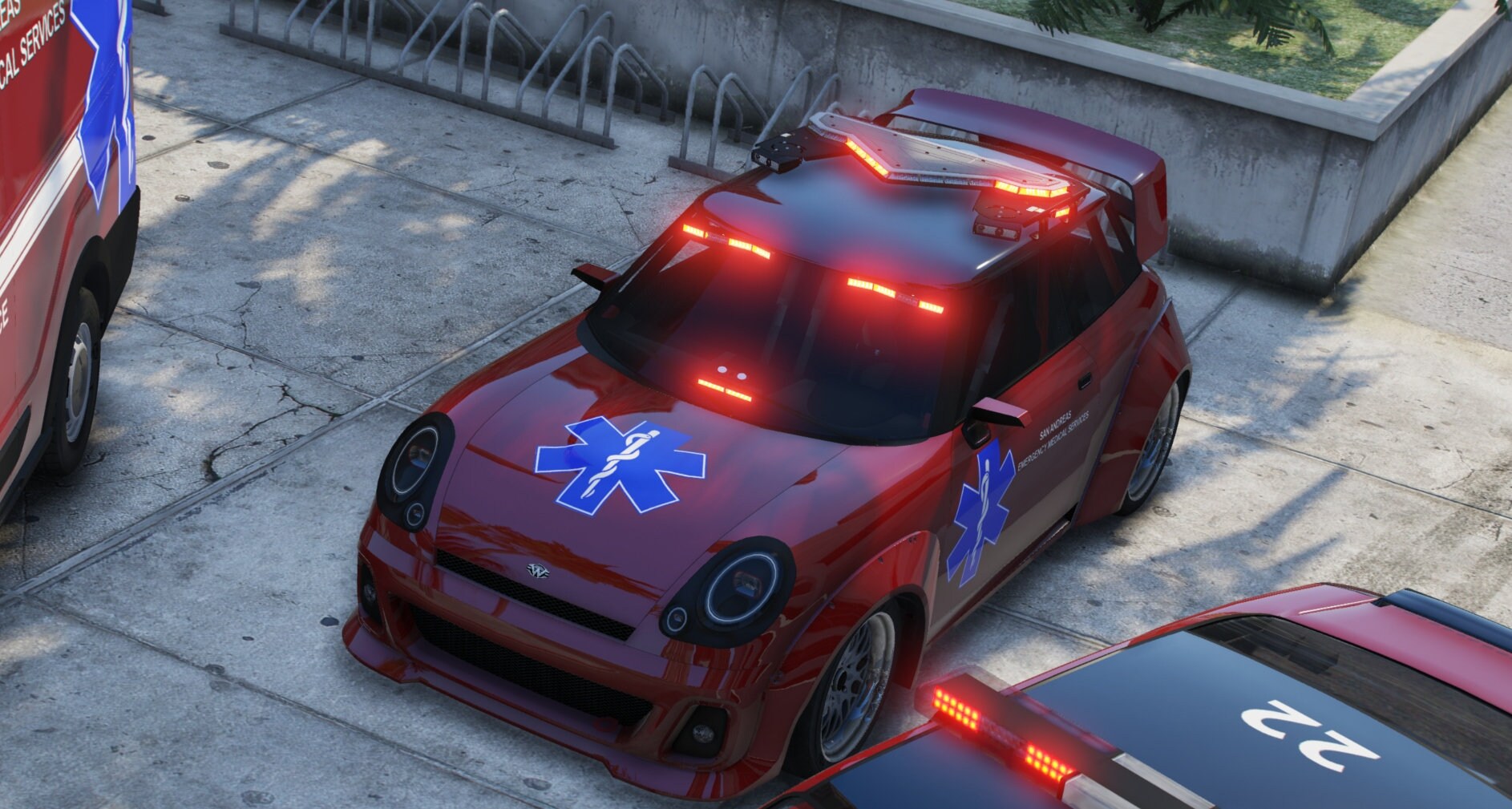 Fivem EMS Vanilla Pack 8 Vehicles Fivem Ready Lore Friendly Realistic ...