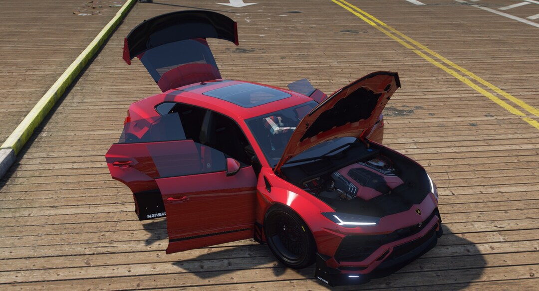 Fivem Lamborghini Urus Widebody Fivem Ready Optimized High Quality ...