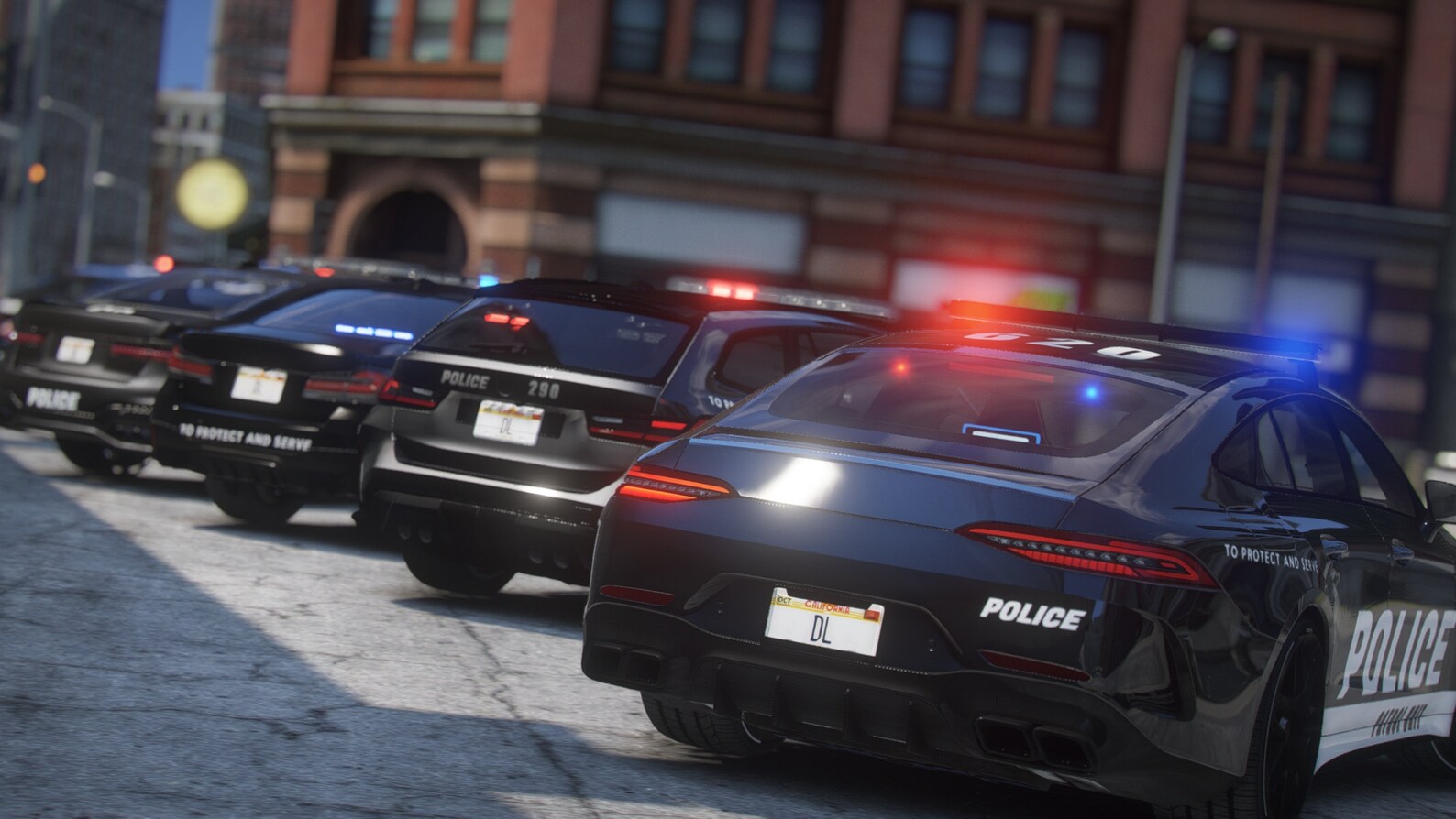FiveM Polizeiauto-Paket: 10 Fahrzeuge FiveM bereit Optimiert Vorlagen ...