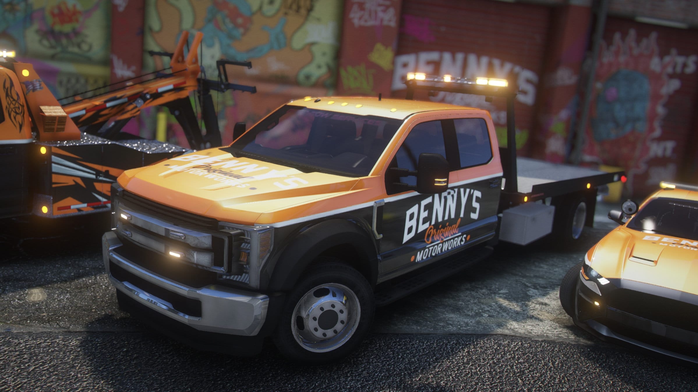 Fivem Benny's Tow Car Pack: 3 Vehicles Fivem Ready Optimized Debadged ...