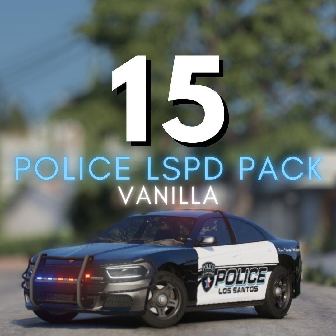 Fivem 15 Police LSPD Vanilla Car Pack Fivem Ready Optimized Low Poly ...