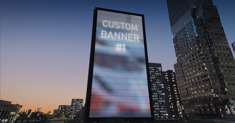 Fivem Custom Animated Banners Fivem Script Optimized 0.00 - Etsy Hong Kong