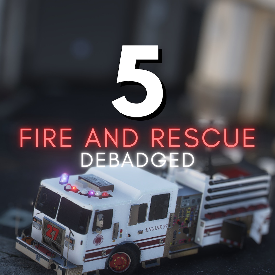 Fivem Debadged FIRE Pack: 5 Vehicles Fivem Ready Optimized Realistic ...