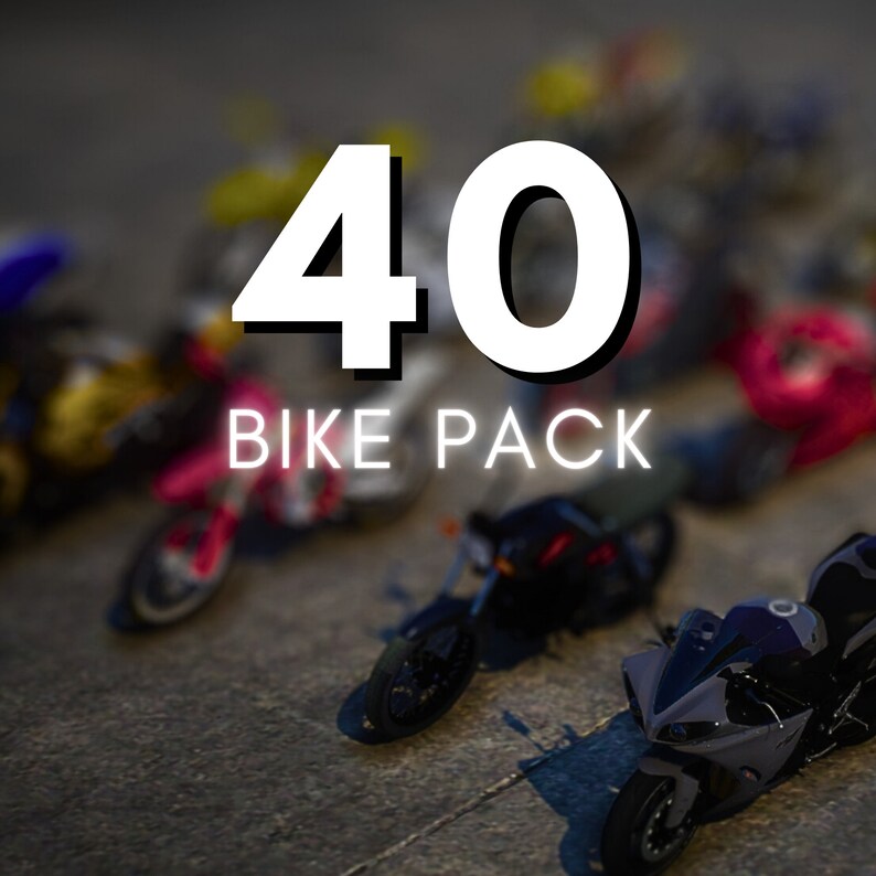 Fivem Bike Pack: 40 BIKES Fivem Ready Optimized Realistic Handlings ...