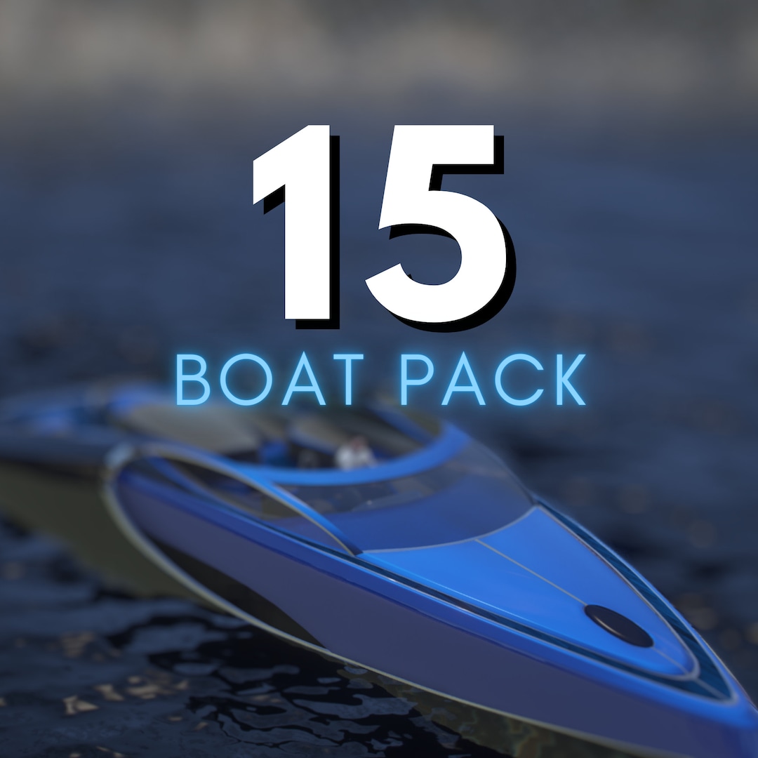 Buy Fivem Boat Pack: 15 WATERCRAFT Fivem Ready Optimized Realistic ...