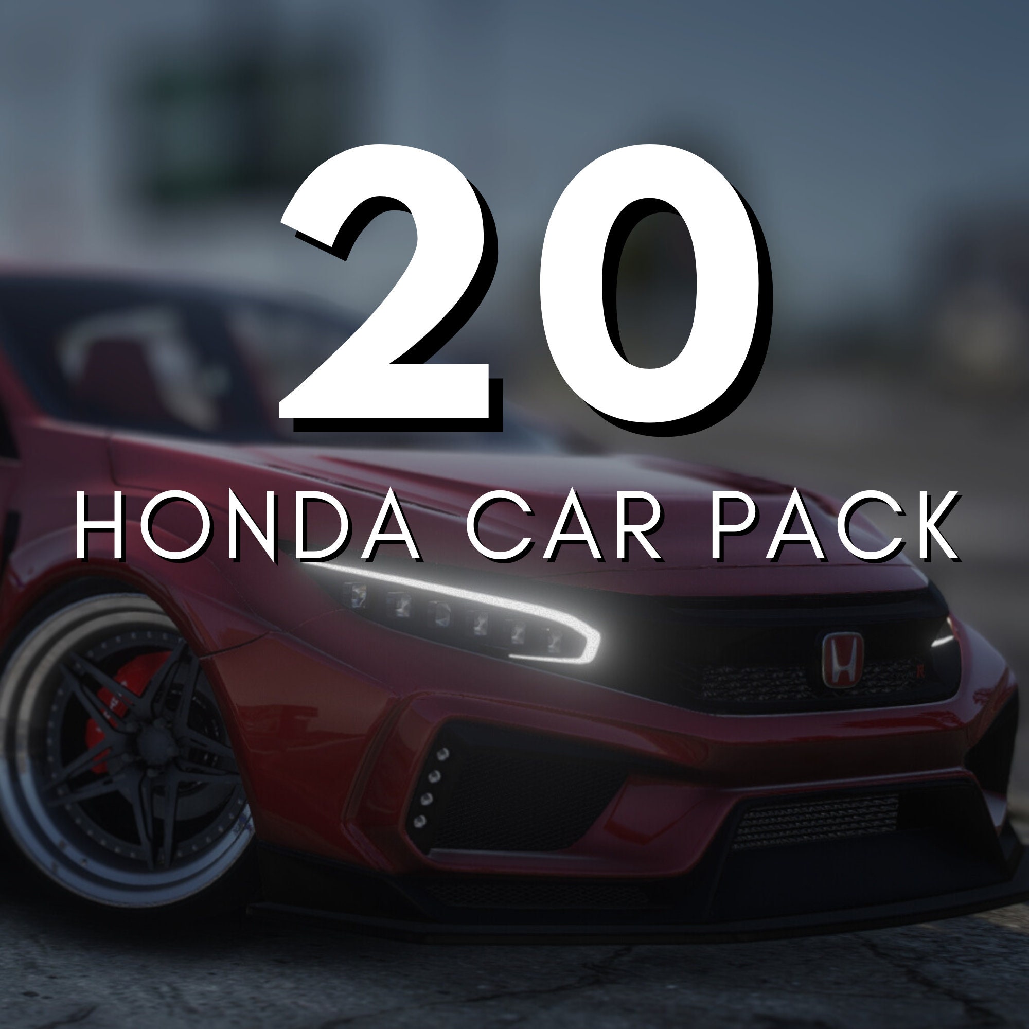 Fivem Honda Car Pack 20 CARS Fivem Ready Optimized Realistic Handlings ...