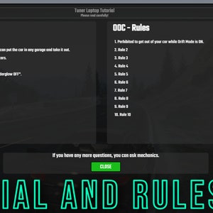 Fivem Tuner Laptop ESX Fivem Script Drift Mode Custom Animation Smooth ...