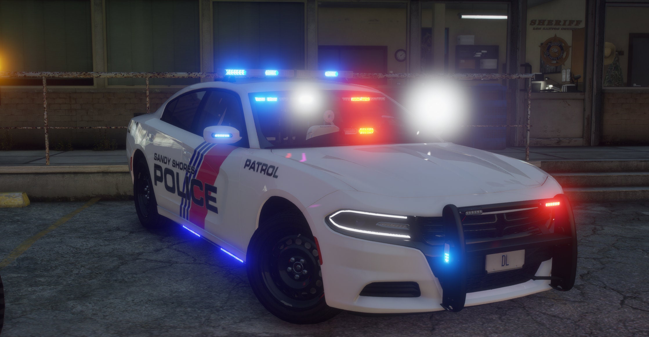 Fivem Sandy Shores Police Car Pack: 3 Cars Fivem Ready Optimized ...