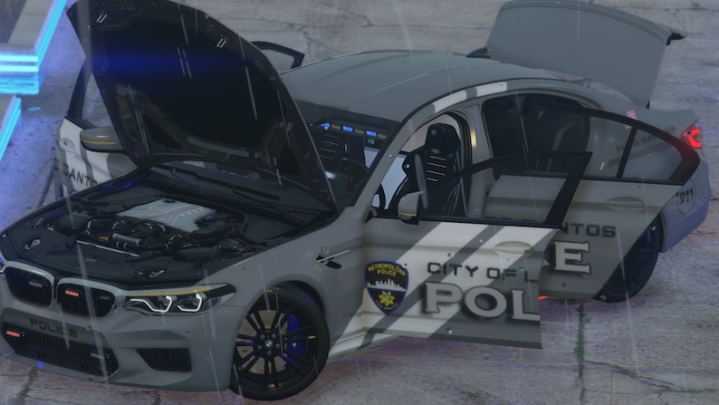 FiveM BMW M5 Police / FiveM Ready / Plantilla / Manejo realista ...