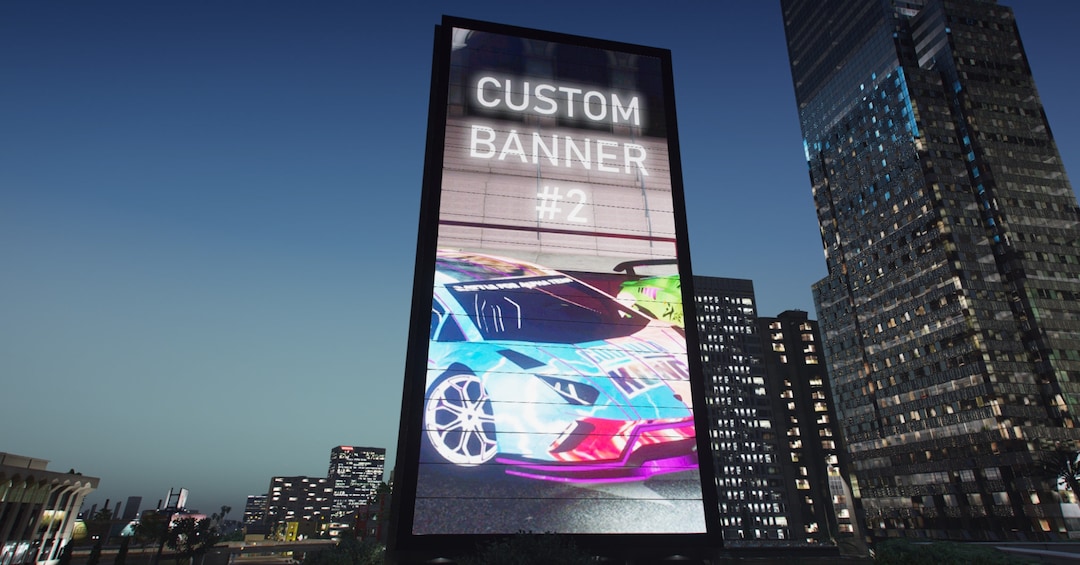 Fivem Custom Animated Banners Fivem Script Optimized 000 Ms Etsy