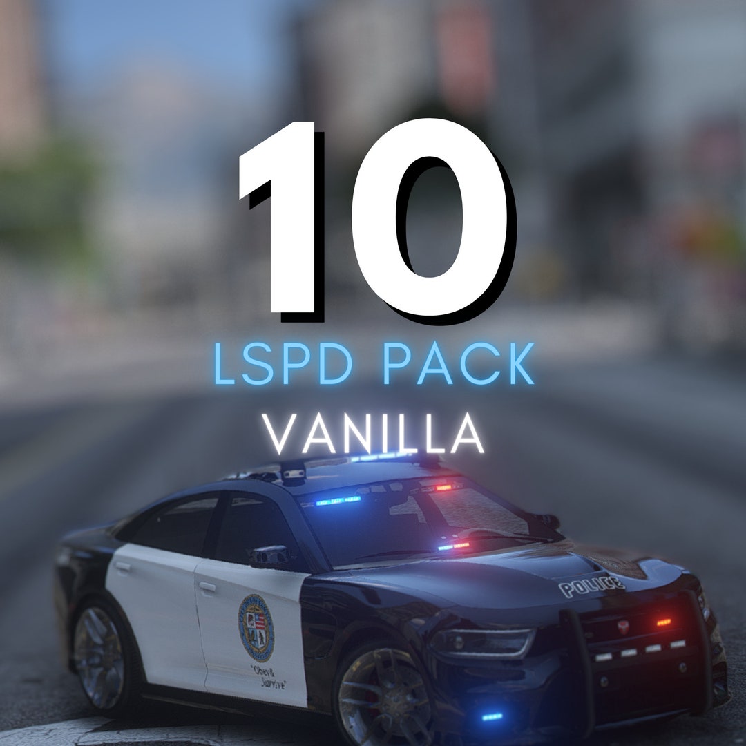 Fivem Police LSPD Vanilla Pack 10 Vehicles Fivem Ready Lore Friendly ...