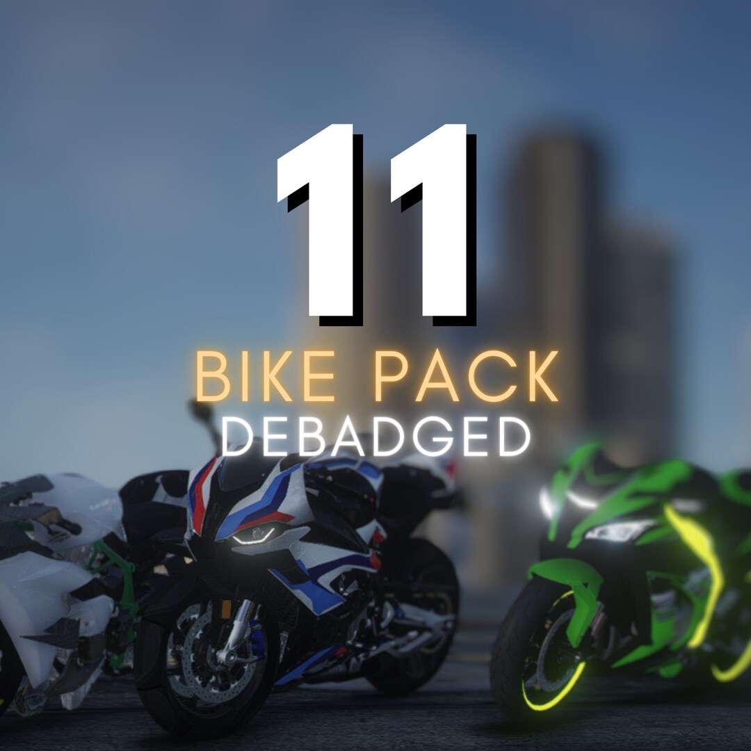 Fivem Debadged Bike Pack: 11 BIKES Fivem Ready Optimized Realistic ...