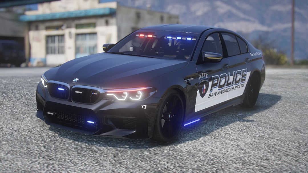 FiveM BMW M5 Police / FiveM Ready / Plantilla / Manejo realista ...