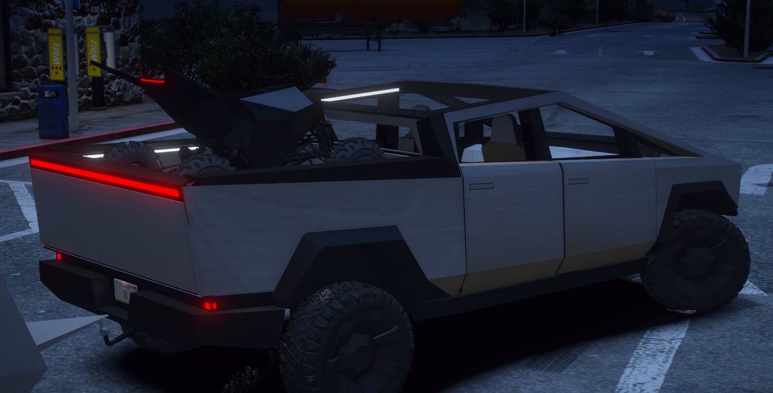 Fivem Tesla Cybertruck Pack: Cybertruck, ATV, Trailer Fivem Ready ...