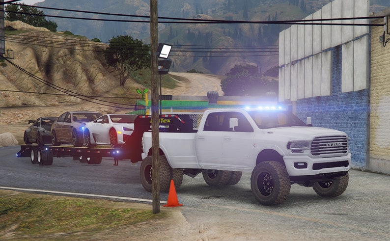 Fivem Tow Car Trailer Script GTA V Realistic Handlings - Etsy UK